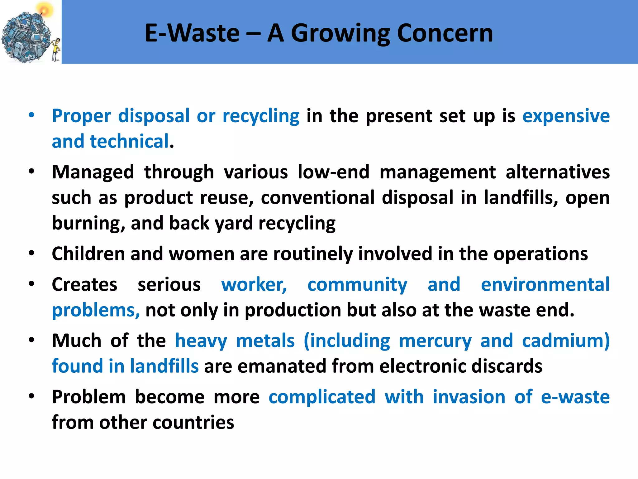 E-Waste: A Hazard to Human Beings and Environment | PPTX