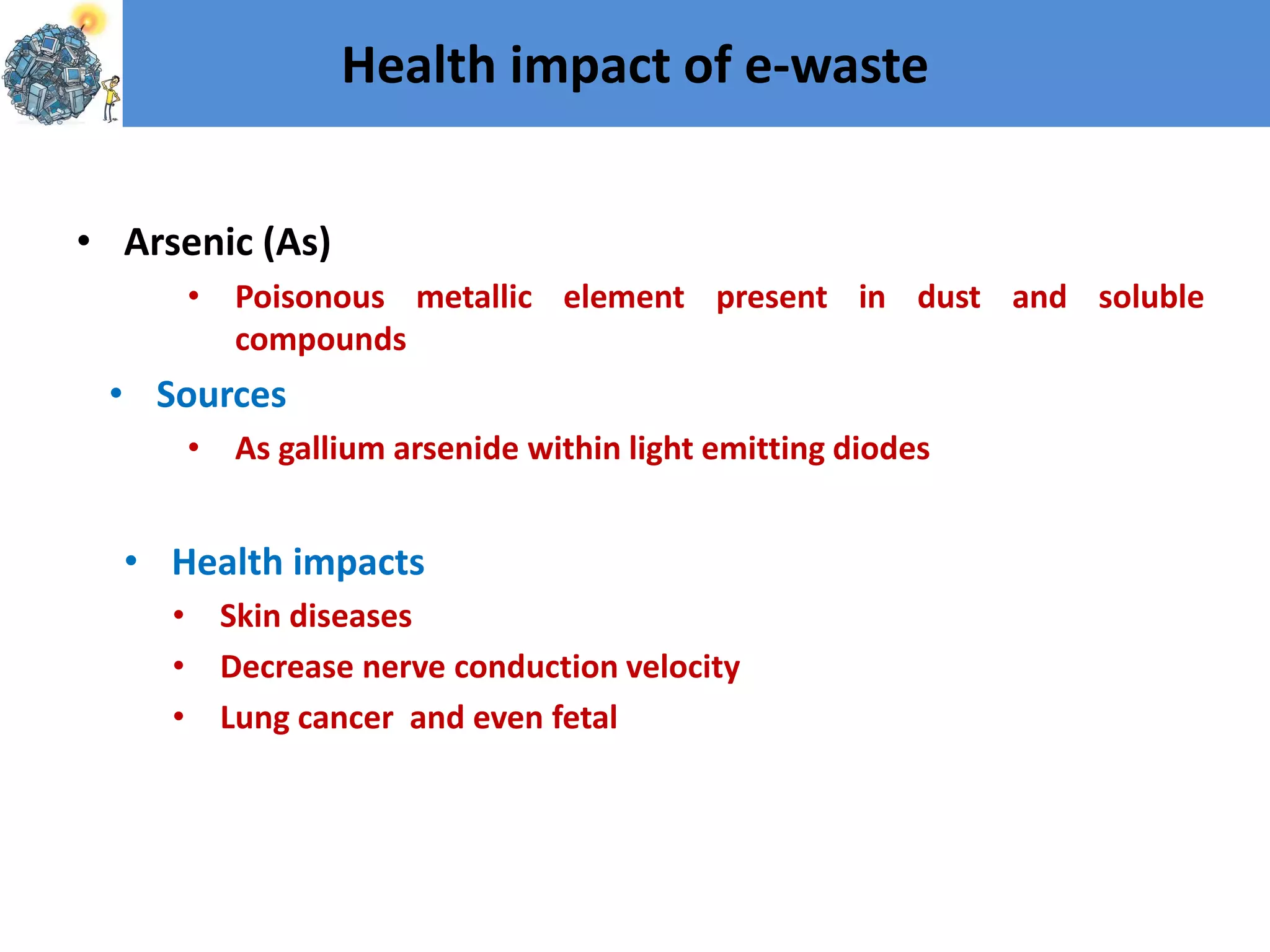 E-Waste: A Hazard to Human Beings and Environment | PPTX