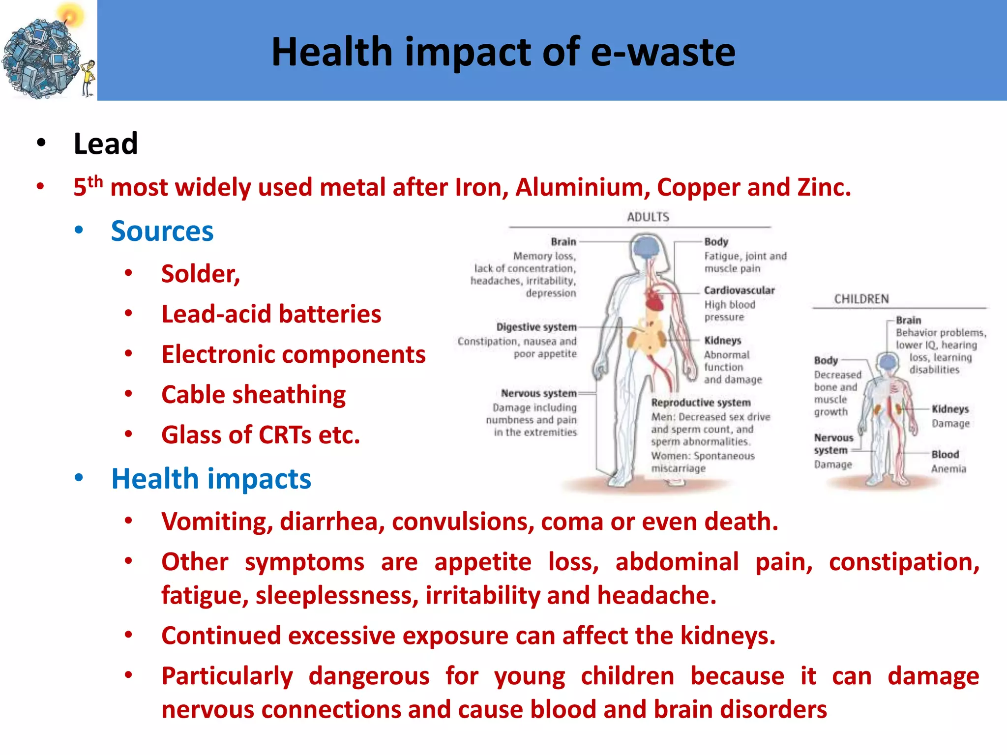 E-Waste: A Hazard to Human Beings and Environment | PPTX