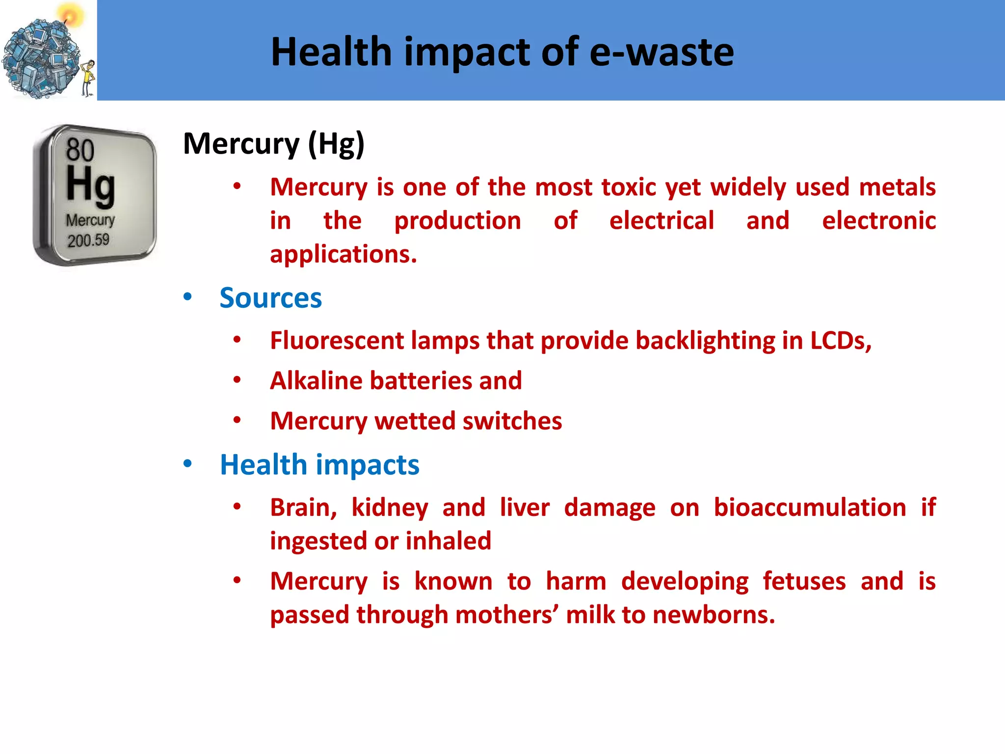 E-Waste: A Hazard to Human Beings and Environment | PPTX