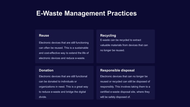 E-Waste-Management [EST].pptx | Environmental Services Industry ...