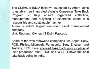 E waste an anxiety | PPT