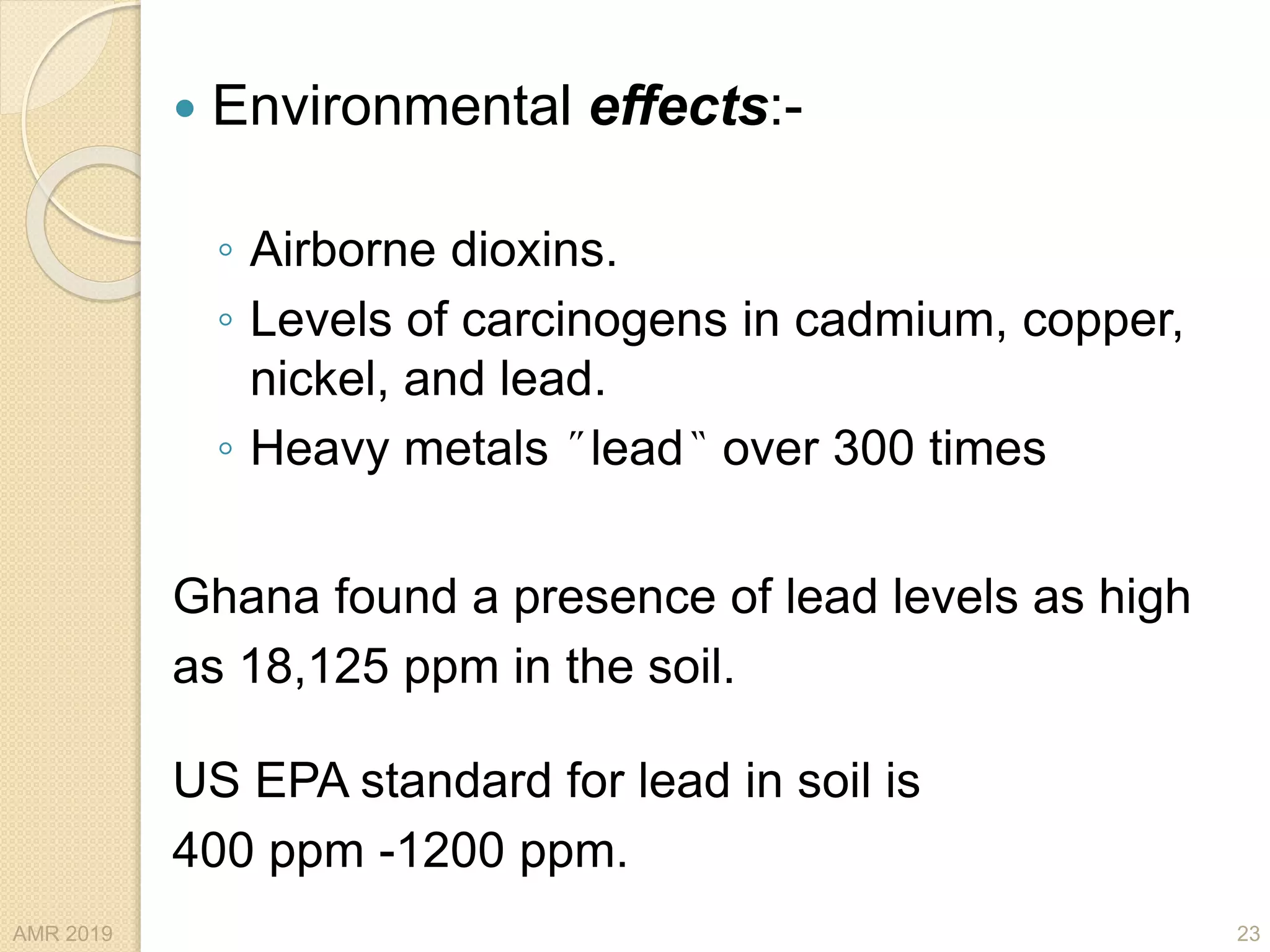 E waste, health & enviroment-may2019 | PPTX