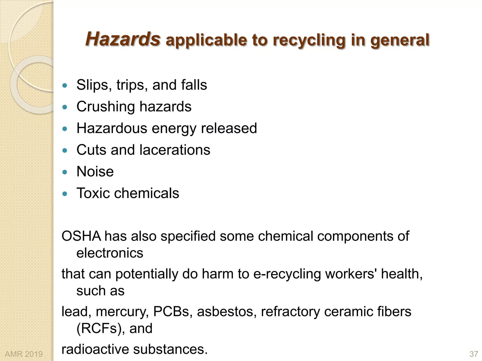 E waste, health & enviroment-may2019 | PPTX