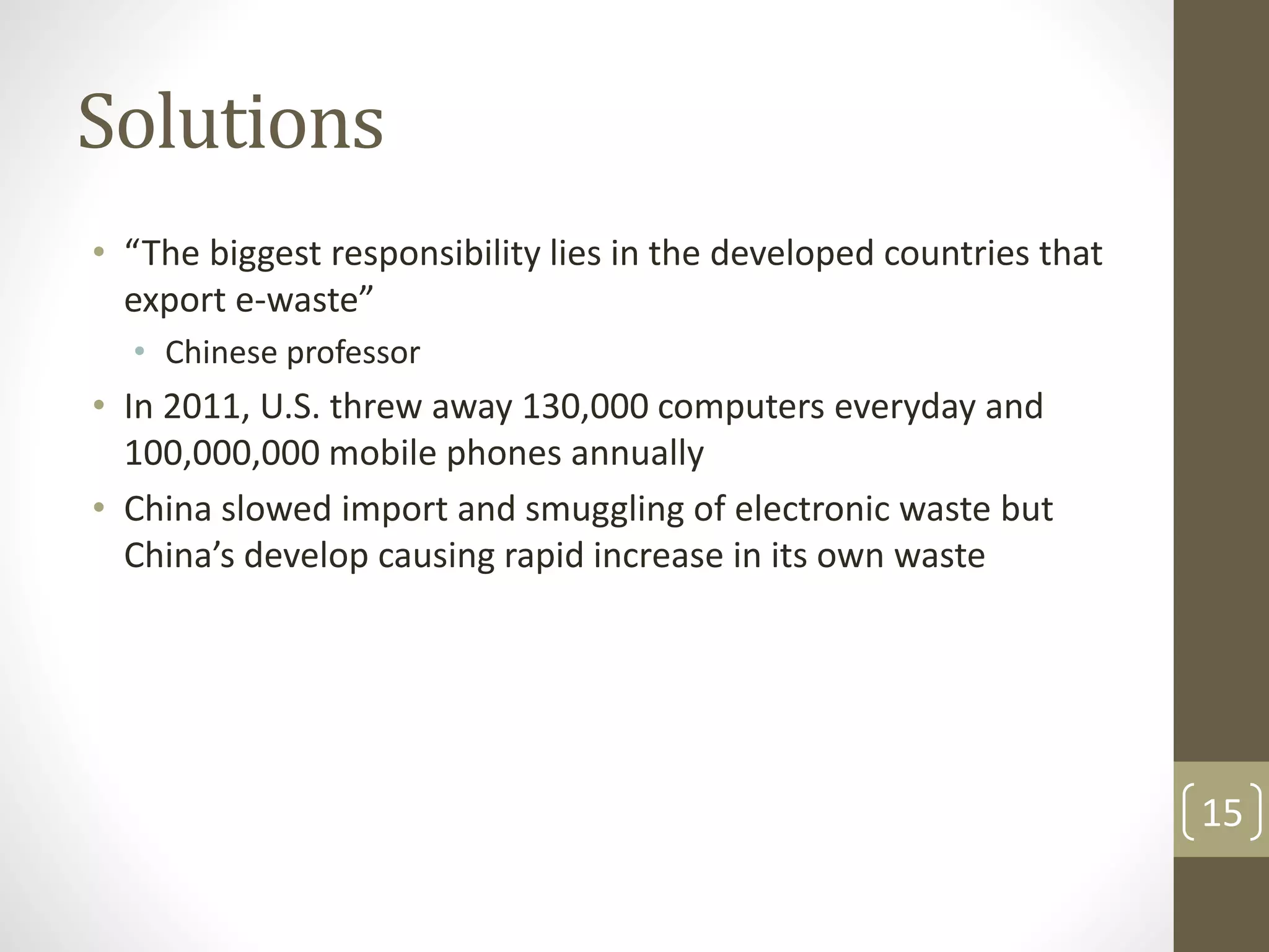 E waste in guiyu, china | PPTX