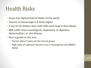 E waste in guiyu, china | PPTX