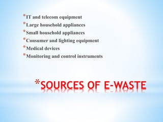 E waste in india | PPT