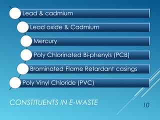Electronic waste(E-waste) | PPT