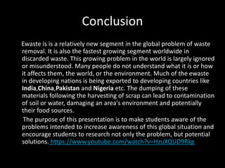 E waste management | PPT