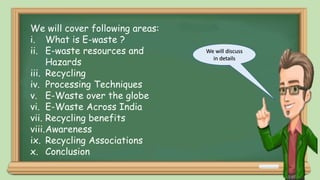 E waste management | PPTX