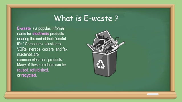 E waste management | PPTX