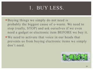 E waste management | PPTX