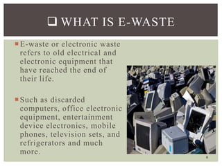 E waste management | PPTX