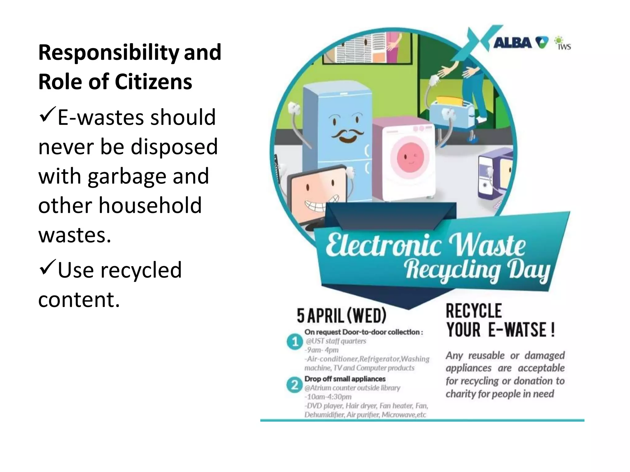E waste management | PPTX