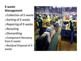 E waste management | PPTX