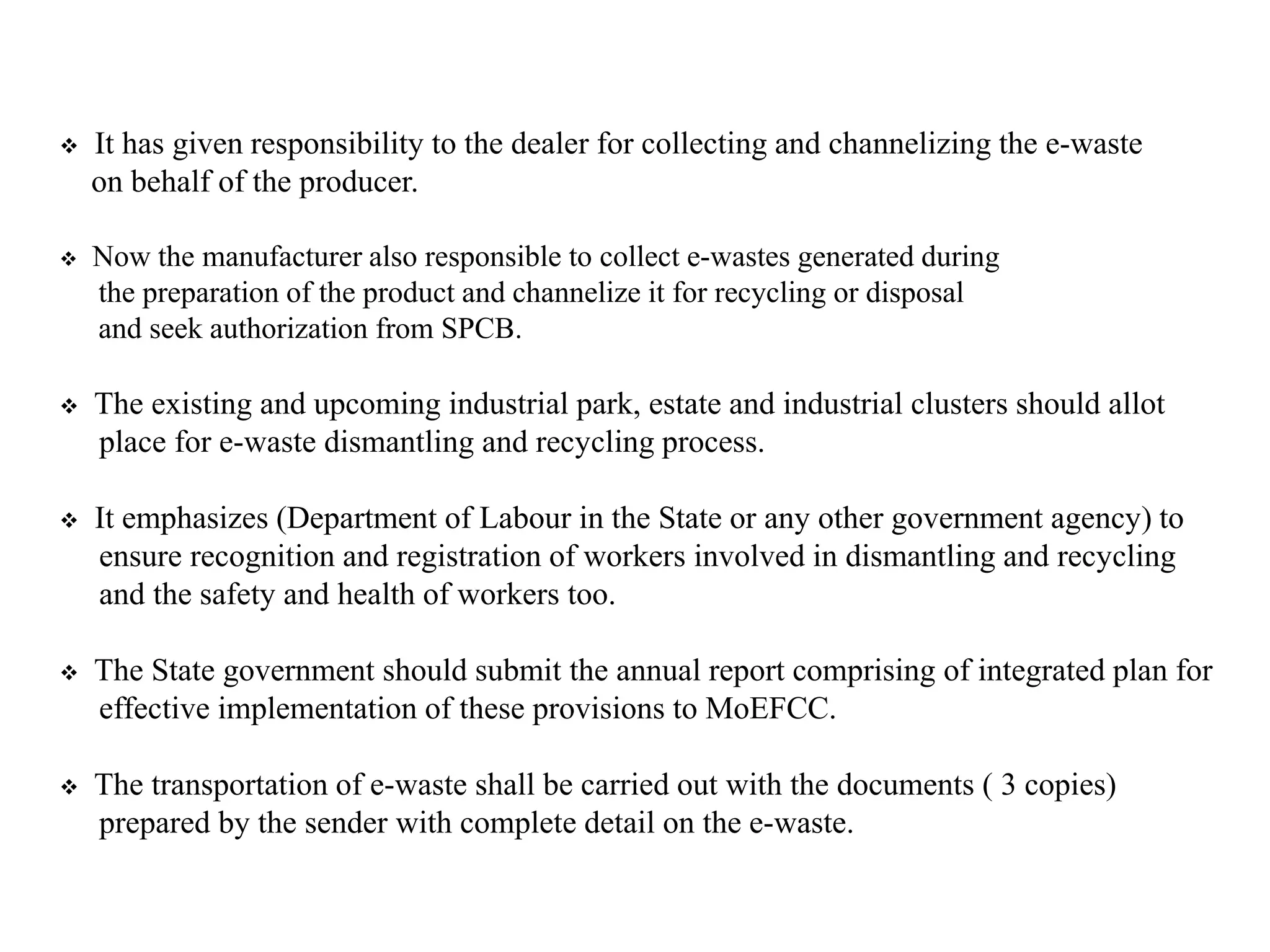 E-waste & Management.ppt | Environmental Services Industry | Industries