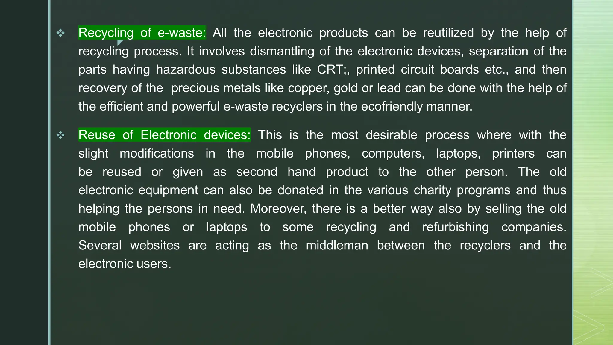 Presentation on E-waste Management or Electronic Waste Management | PPTX