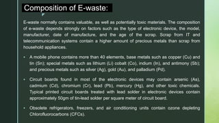 Presentation on E-waste Management or Electronic Waste Management | PPTX