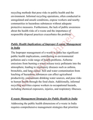 E-waste management in India..........pdf