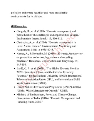 E-waste management in India..........pdf