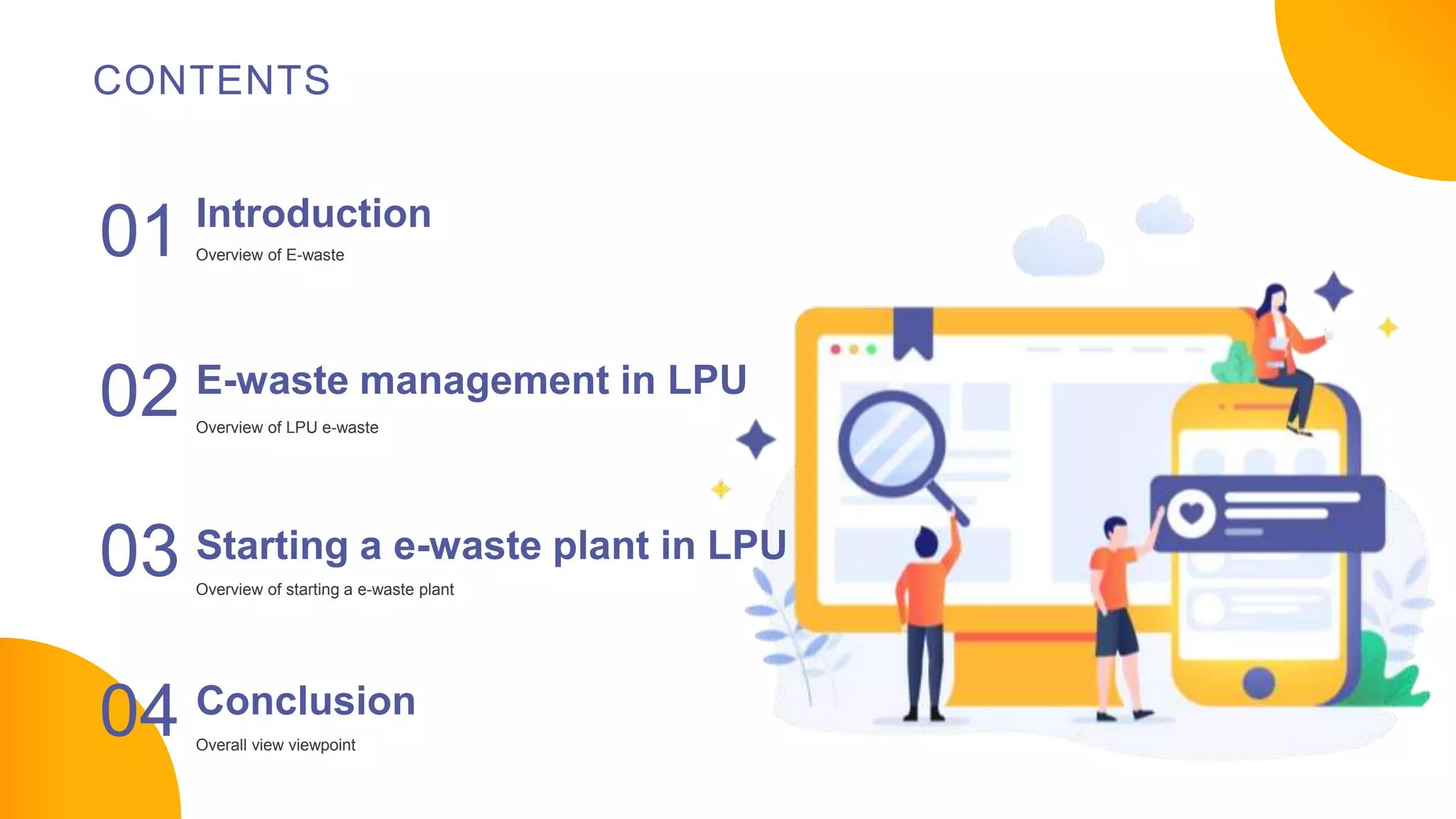 E waste management in lpu | PPTX