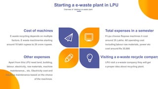 E waste management in lpu | PPTX