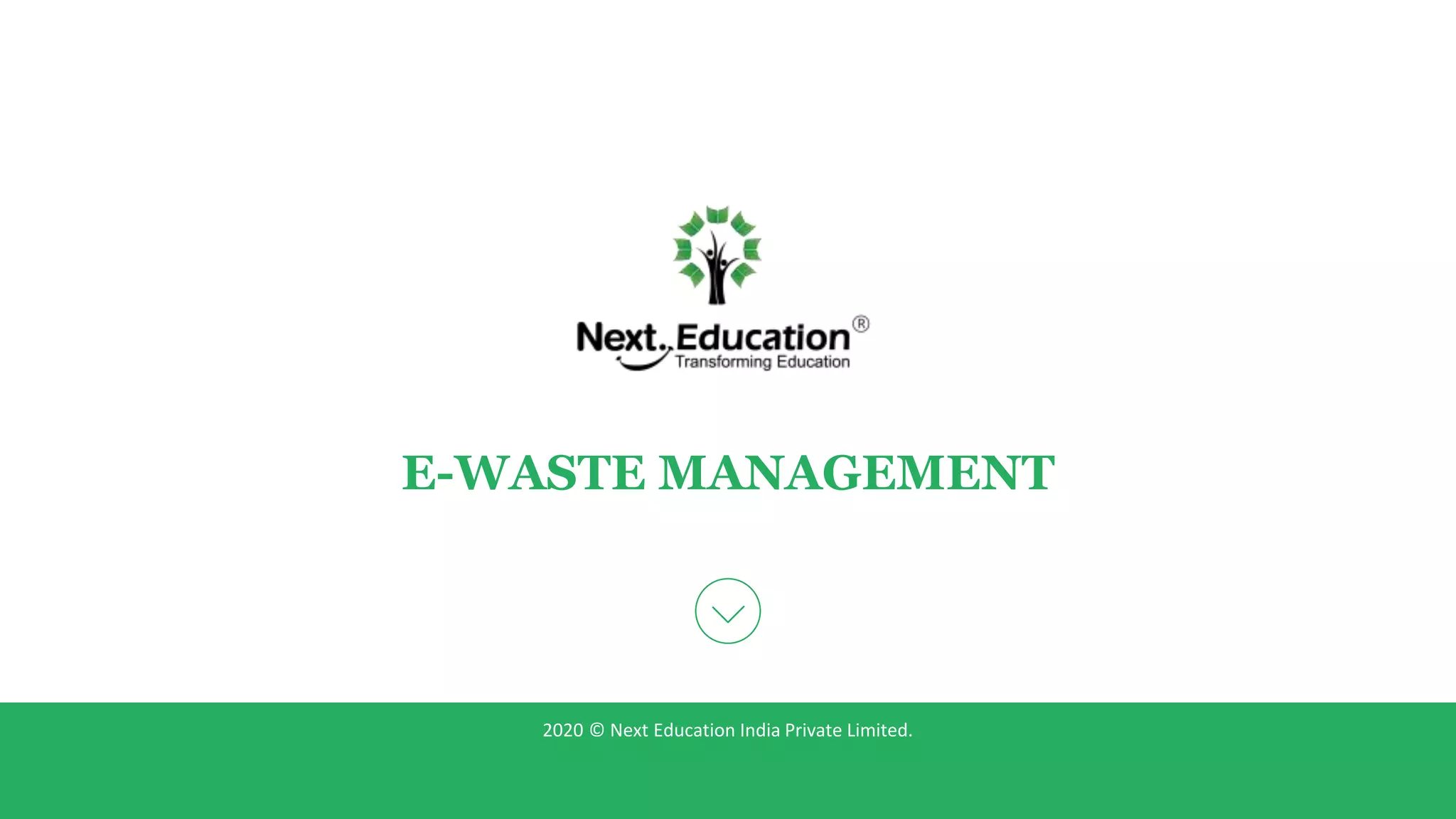 E-Waste Management | PPT