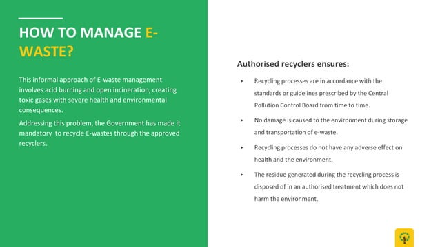 E-Waste Management | PPT