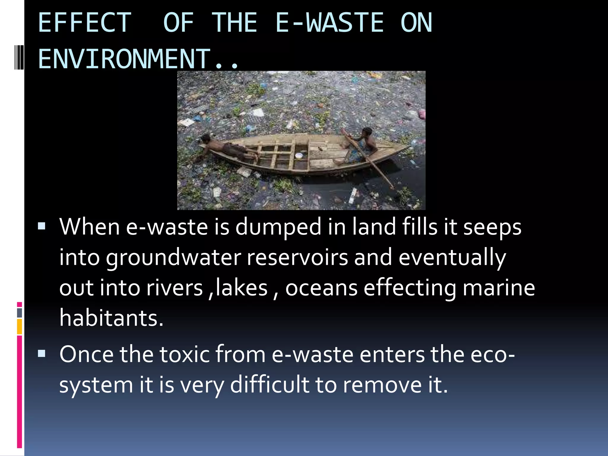 E waste management ppt | PPTX