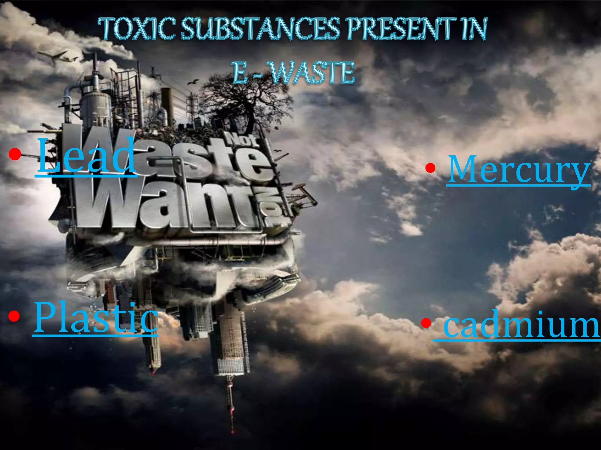 E waste project | PPT