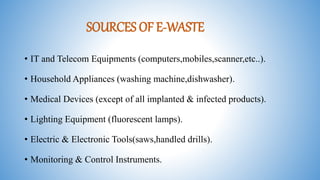 E waste recycling bca | PPT