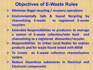E- waste rules 031213 Newer Guidelines Manesar.pptx