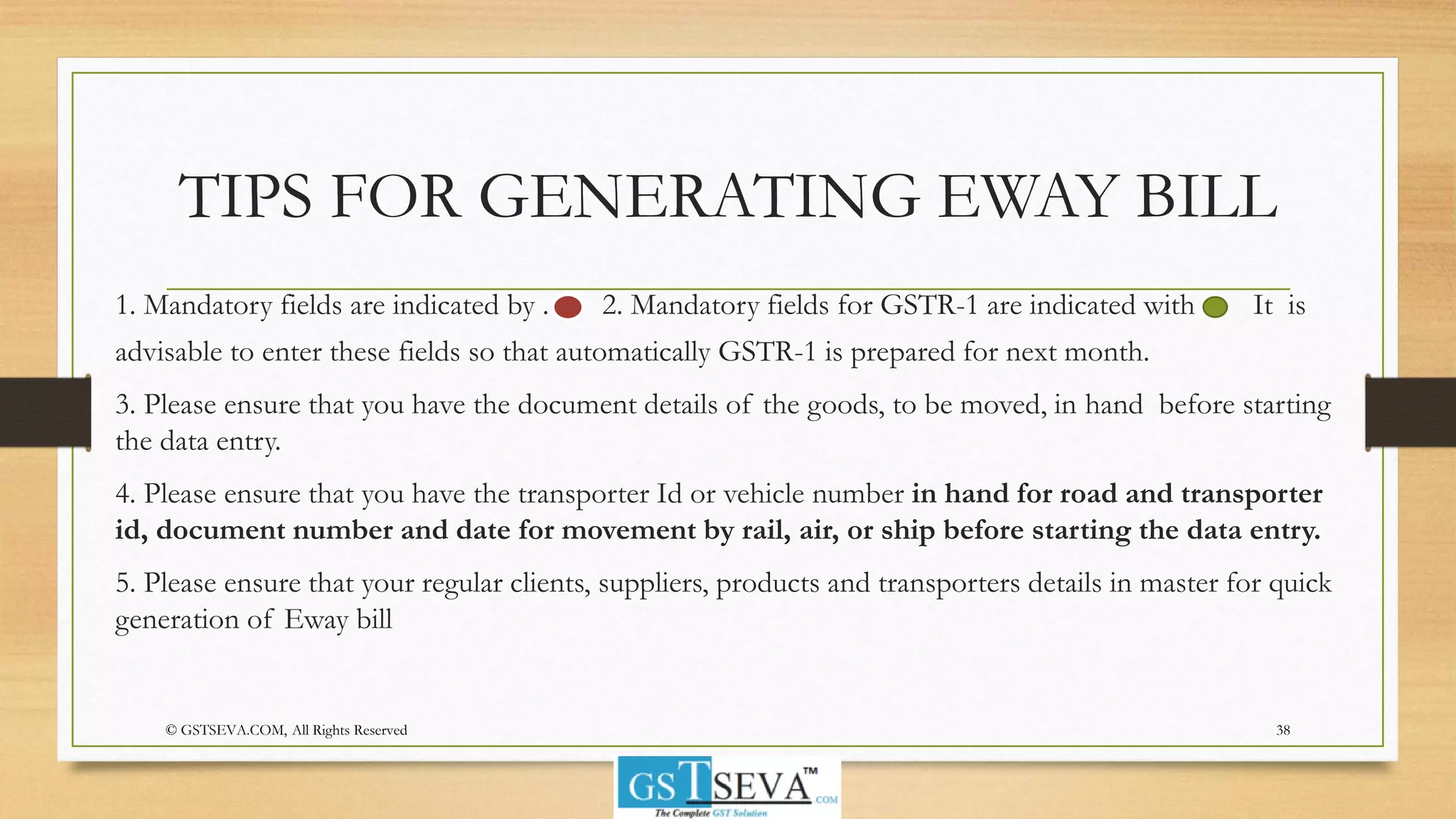 E way-bill | PDF