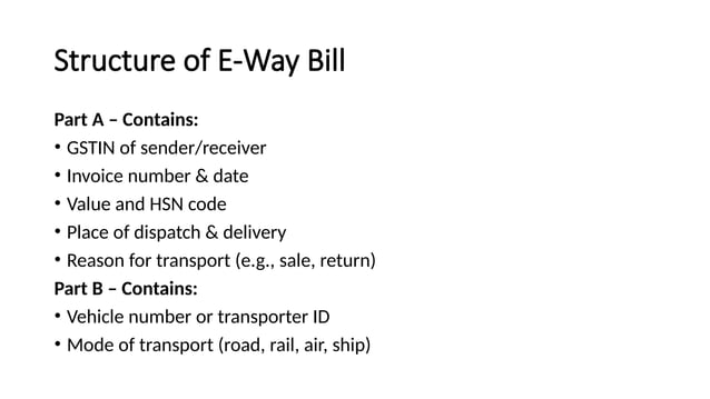 E-Way Bill under GST – Transport & Logistics.pptx