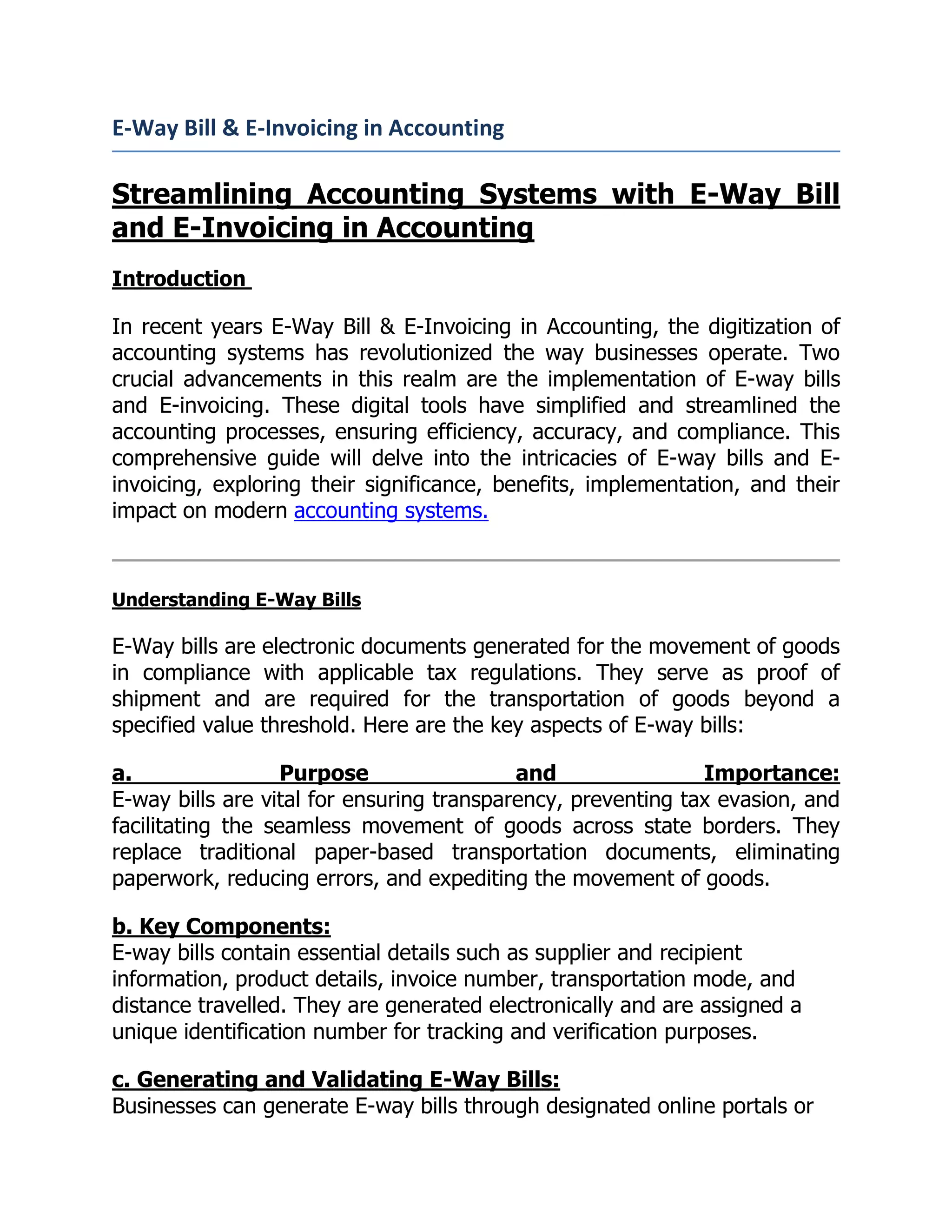 E-Way Bill & E-Invoicing in Accounting.docx