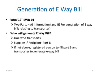E waybillppt | PPTX