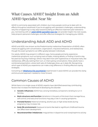 E - What Causes ADHD.pdf................ | PDF