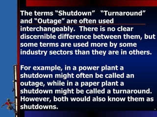 E0 shut downs-safety-class | PPT