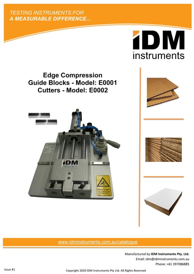 Edge compression guide blocks & cutters | PDF