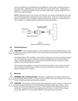 EHE Series Electronic Metering Pump Instruction Manual | PDF