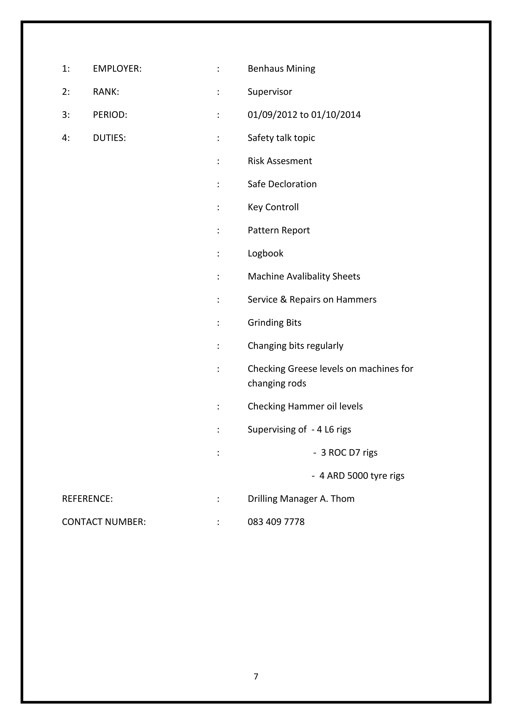 FRIKKIE cv updated | DOCX