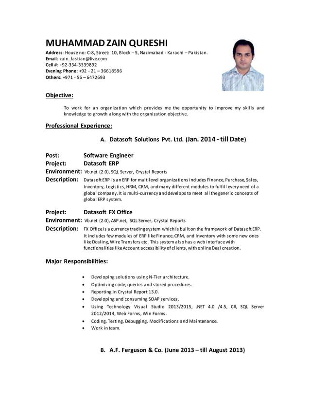 Curriculum-Vitae-Zain | PDF