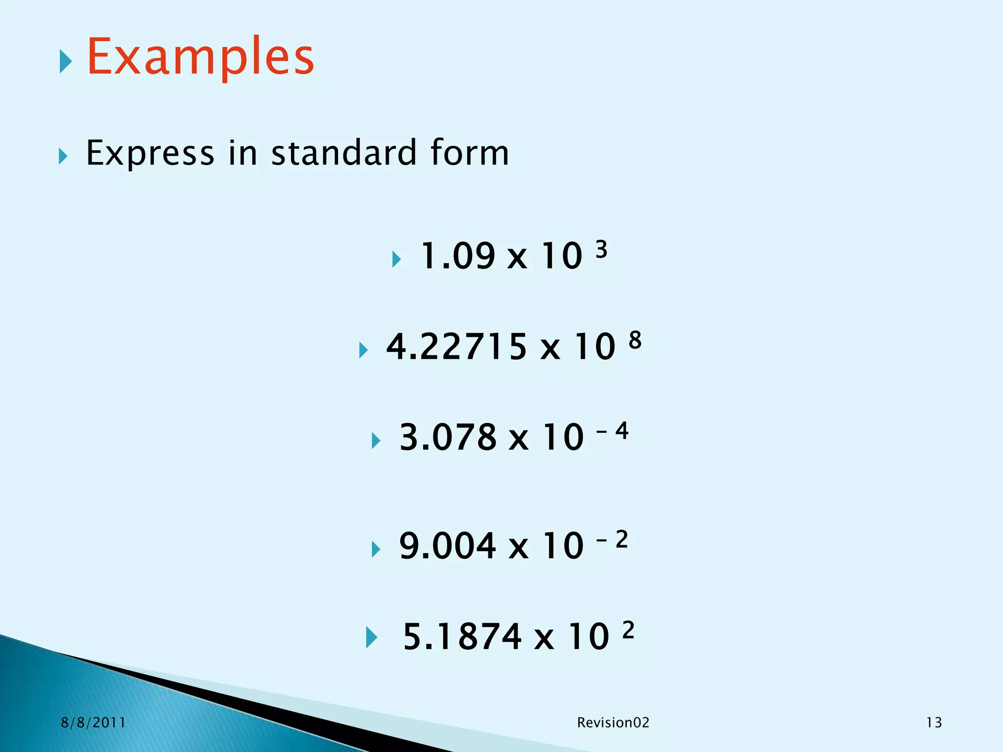 E003B multiples & si units | PPT
