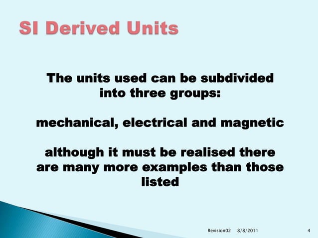 E003B multiples & si units | PPT