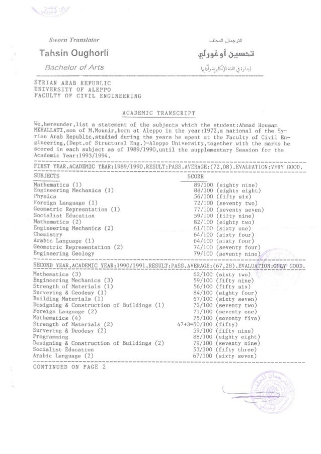 Academic Transcript_civil Engineering
