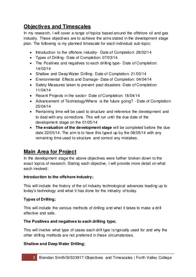 Graded Unit Development Stage