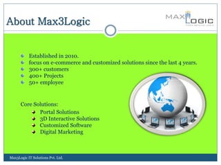Max3Logic Corporate Presentation | PPTX