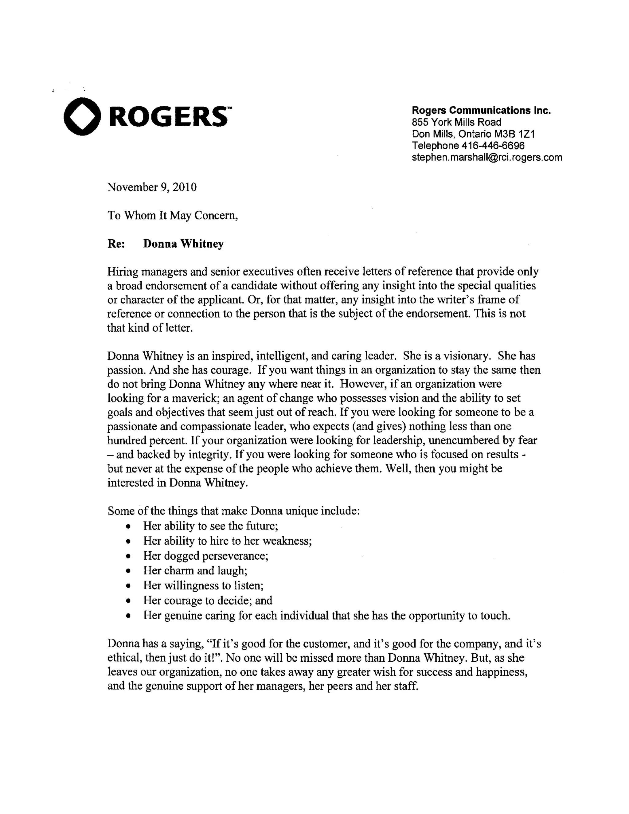 team reference letter | PDF