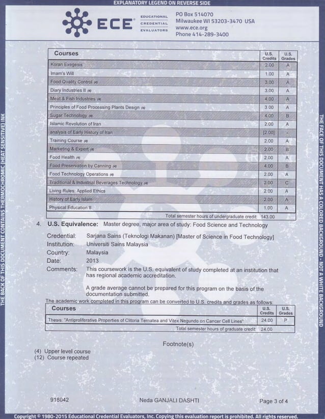 Educational Credential Evaluators | PDF