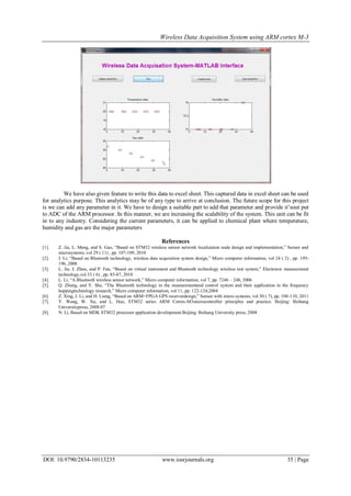 Wireless Data Acquisition System Using ARM Cortex M-3 | PDF